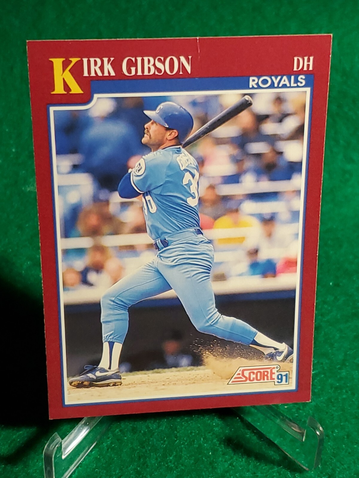 1991 Score Rookie & Traded Kirk Gibson #18T Kansas City Royals | eBay