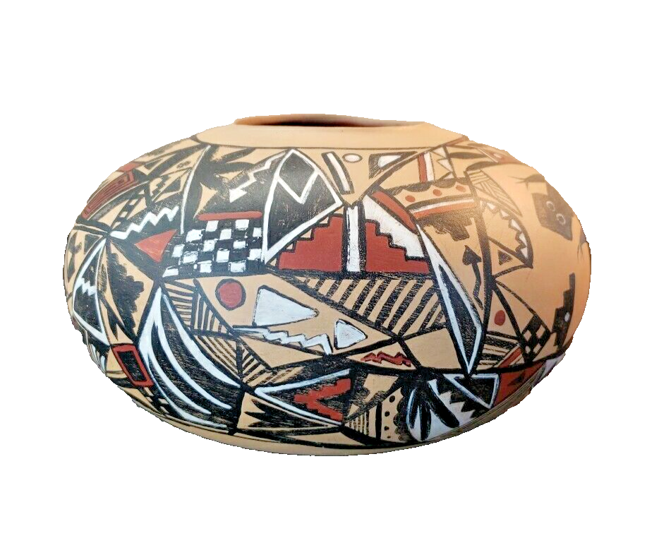 HOPI WOW!!!! Signed - "Teddy" TRIBE Native American Pottery POT ...