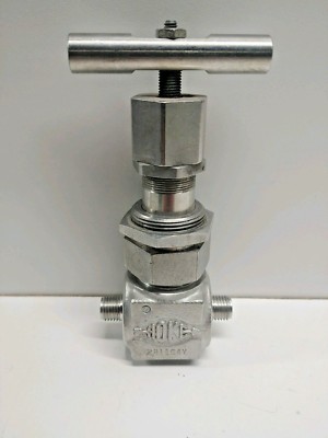 GUARANTEED GOOD! HOKE STAINLESS STEEL 1/4" NEEDLE VALVE 2811G4Y | eBay