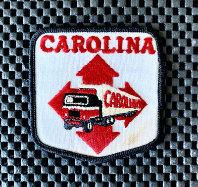 CAROLINA FREIGHT EMBROIDERED SEW ON PATCH TRUCKING MOTOR FREIGHT CLOSED ...