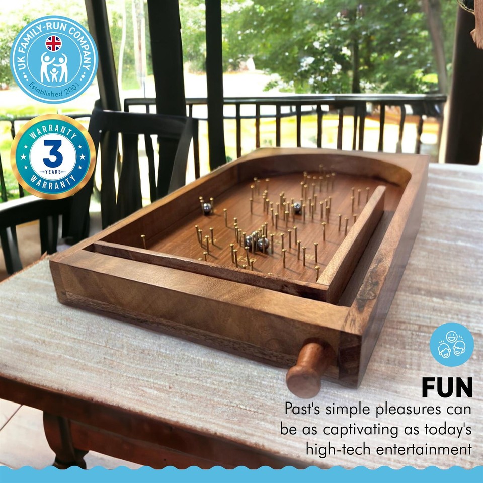 Klassischer Vintage-Stil TISCH-FLIPPER-BAGATELLE-SPIEL | eBay.de