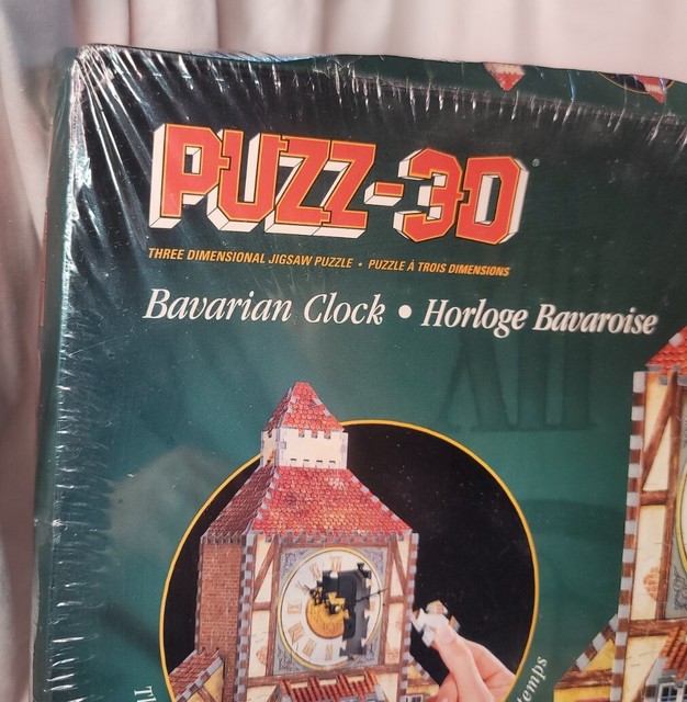 Wrebbit Foam Puzz 3d Bavarian Clock (wall or Table) 404 PC Puzzle 100 ...