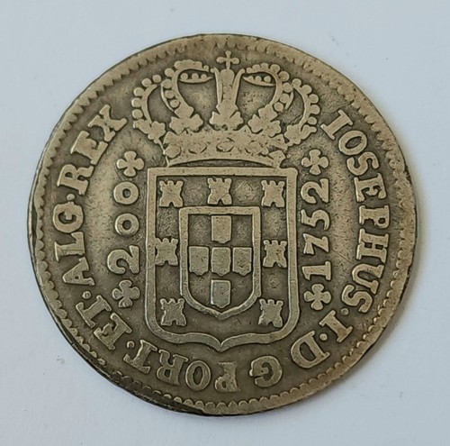 PORTUGAL Silver Coin 12 VITÉNS 1752 F/VF- | eBay