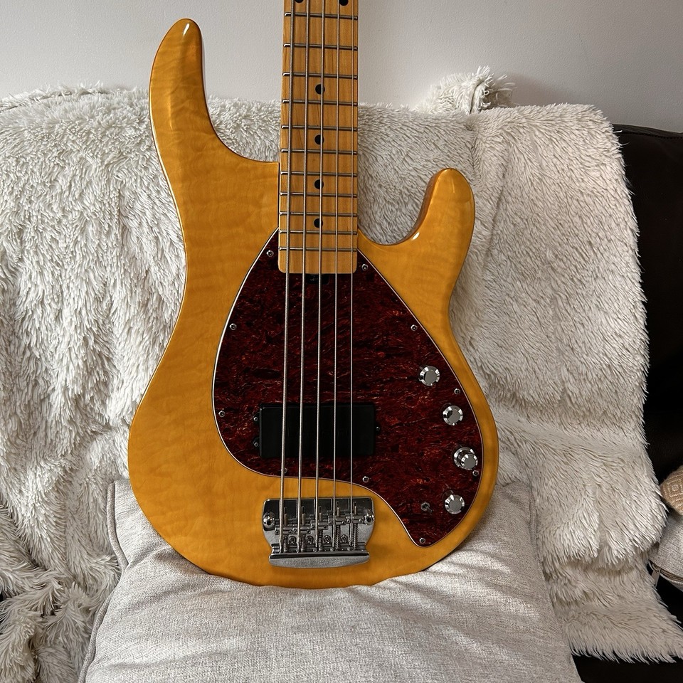 Tony Levin Signature Model Active 5-String Musicman OLP Stingray Bass ...