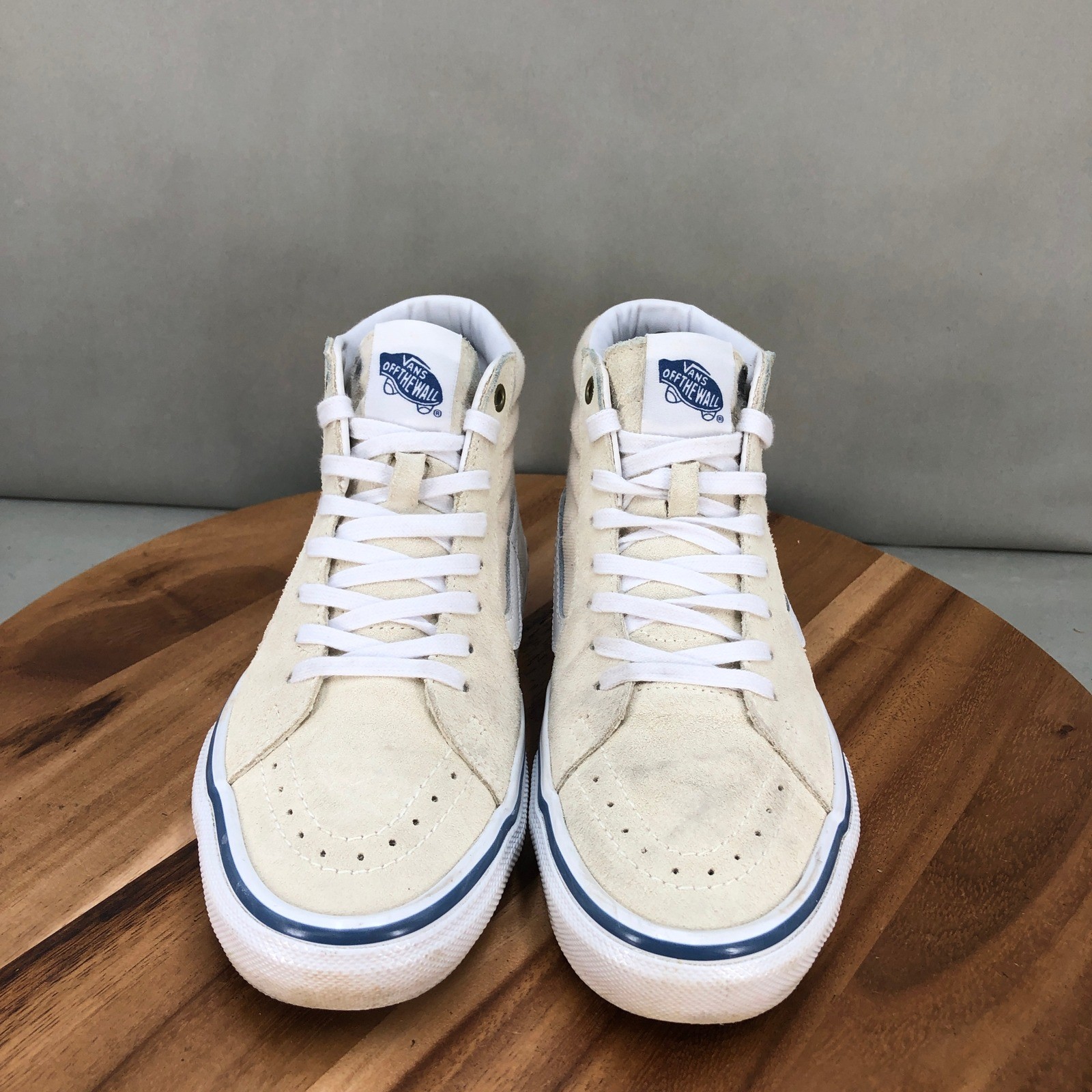 Vans SK8-Hi Pop Cush High Top Sneakers Shoes Cream Wh… - Gem