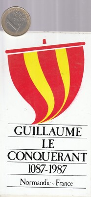 AUTOCOLLANTS C17. Histoire. GUILLAUME le CONQUERANT. 1087 - 1987 | eBay
