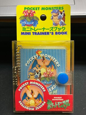 Pokemon Pocket Monsters Mini Trainer's Book New Japanese Made In Japan ...