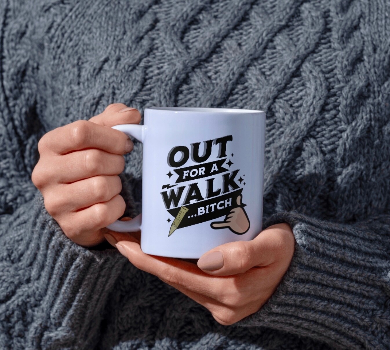 OUT FOR A WALK B*TCH ♡ Buffy the Vampire Slayer Ceramic Mug Spike ...