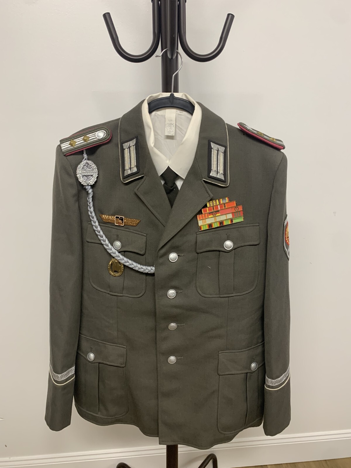 RARE East German NVA uniform lot size G52 Tunic SG52 pants With shirt ...