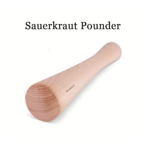 Sauerkraut Pounder, Wood Vegetable Fermentation Tamper, Cabbage ...