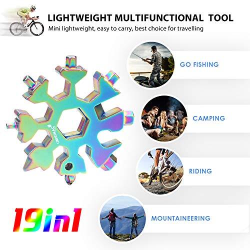 19 In 1 Snowflake Multitool Keychain Multi Tool Snowflake Multitool Key Chain Mu | eBay