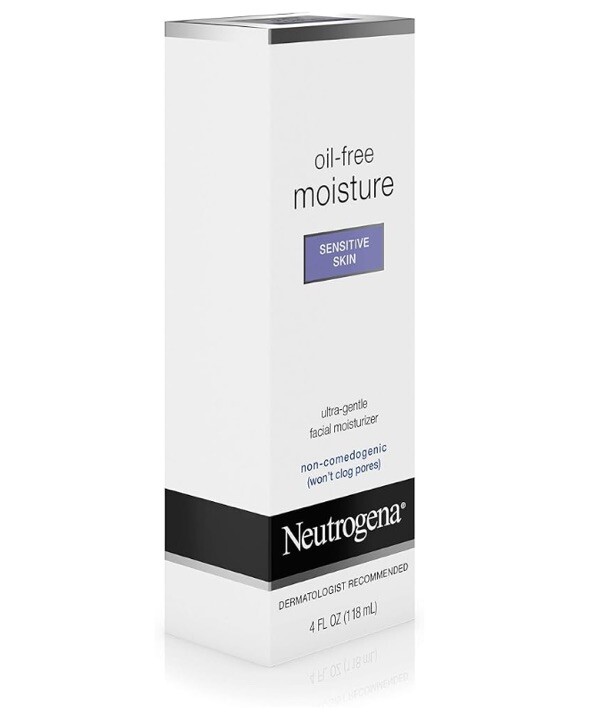 Neutrogena Oil-Free Moisture Sensitive Skin 4 Fl Oz Pump Bottle ...