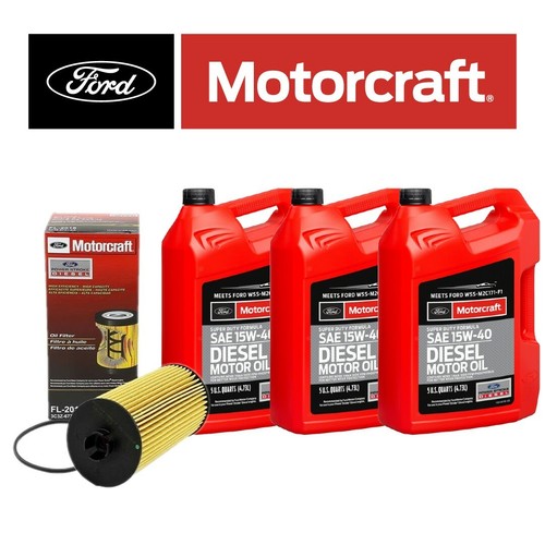 Motorcraft 15W40 Oil Change Kit For 03-10 Ford Super Duty 6.0L/6.4L ...