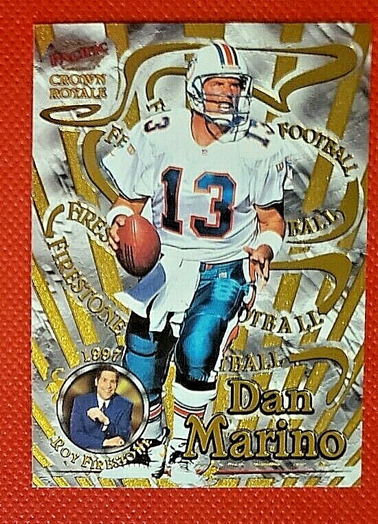 1997 Crown Royale Firestone on Football #12 Dan Marino Team: Miami ...