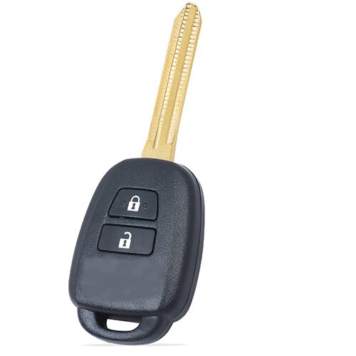 10 Remote Head Car Key Case Shell Fob 2 Button for Toyota RAV4 Yaris ...