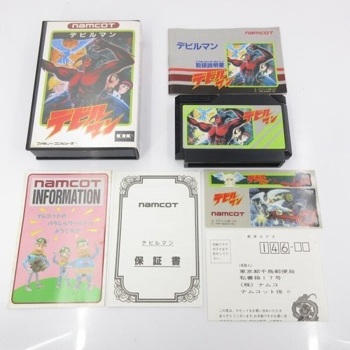 Devilman Namco Box Manual USED Nintendo Famicom NES Japan F/S JP GAME ...