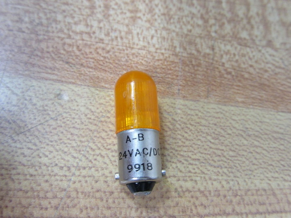 Allen Bradley 800T-N319A Amber Light Bulb 24VAC/DC | eBay