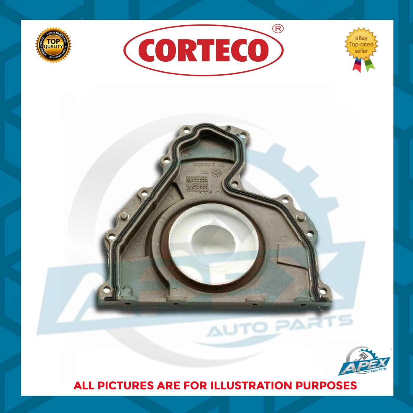 PEUGEOT 407 607 2.7 3.0 49360009 REAR CRANKSHAFT OIL SEAL DT20C UHZ ...