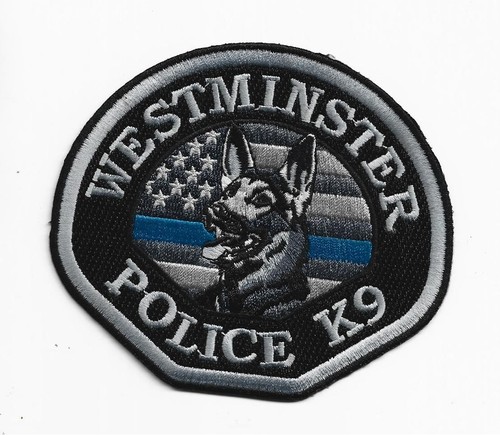 Westminster K-9, California, police patch | eBay