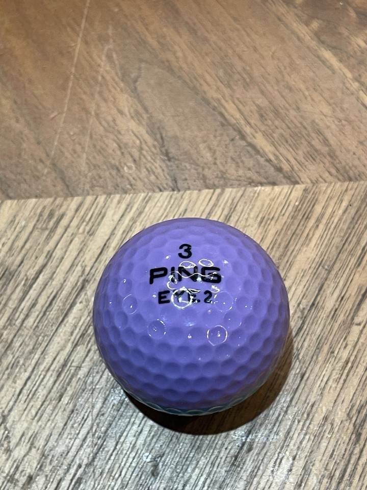 Ping Eye 2 Golf Ball Purple & Turquoise 2 Tone C1980s Collectors Ball ...