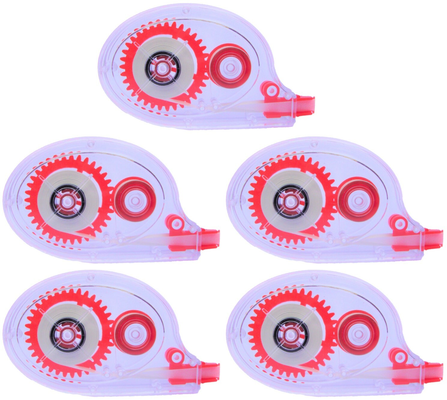 5 PCS Correction Mouse Roller Tape Wheel Tipex Eraser Office Stationary ...
