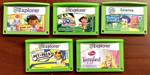 5 Leap Frog LeapPad Explorer Learning Game lot LeapPad 1 2 3 XDI Ultra ...