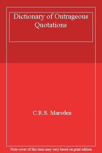 Dictionary of Outrageous Quotations | eBay