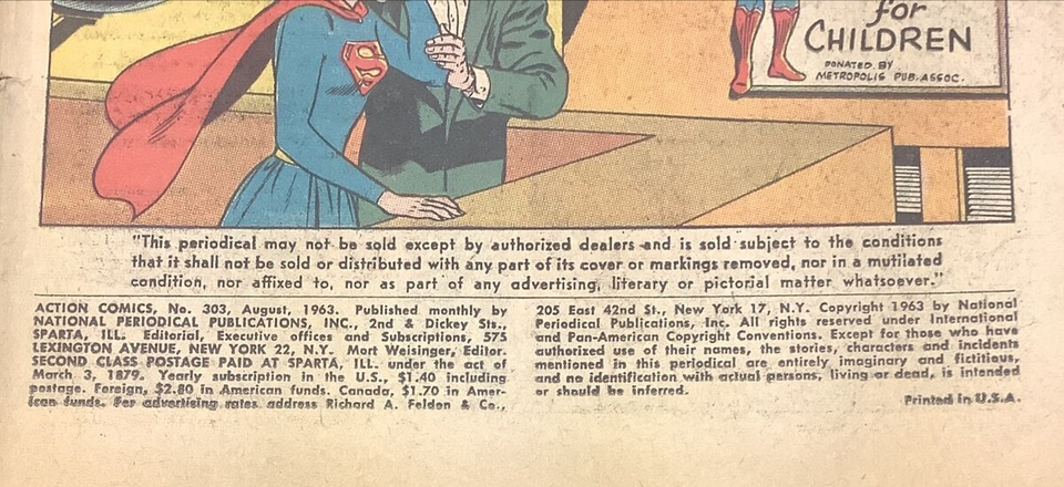 ACTION COMICS #303 336 SILVER AGE SUPERMAN COMIC BOOK LOT EARLY ...