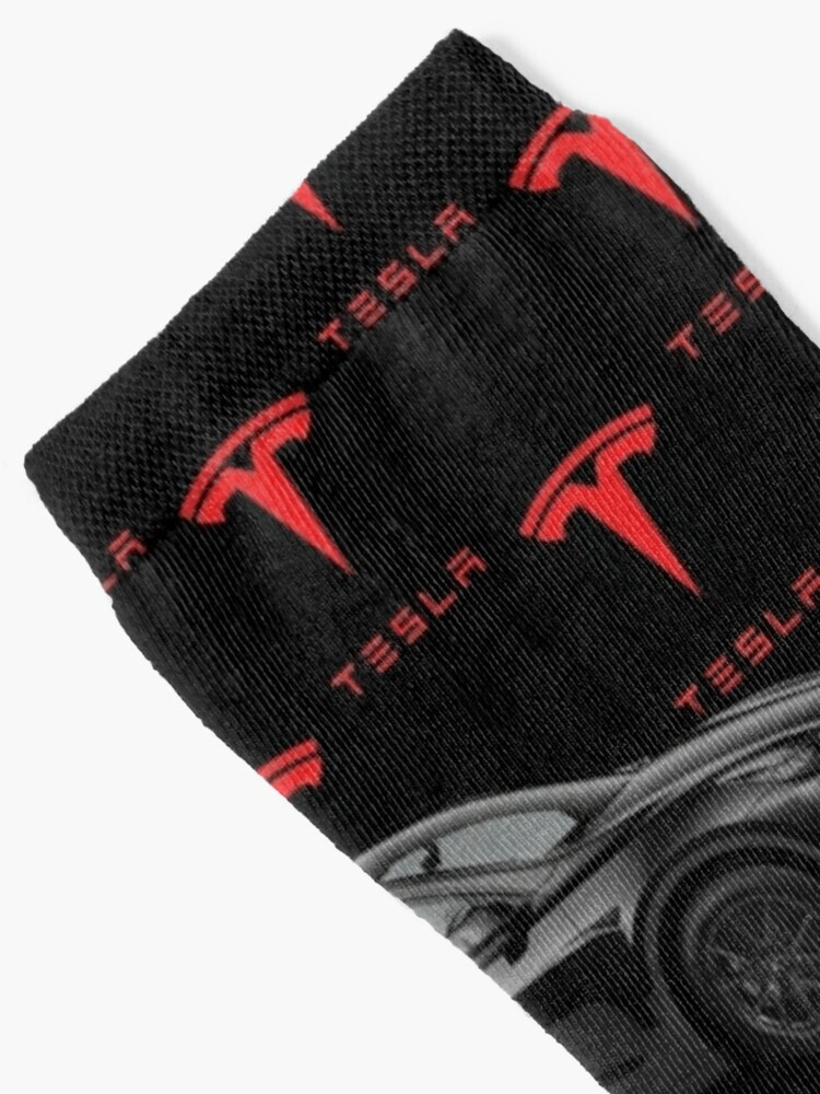 Tesla Model Y Sublimated Crew Socks, Supercharger Vacation Socks Unisex ...