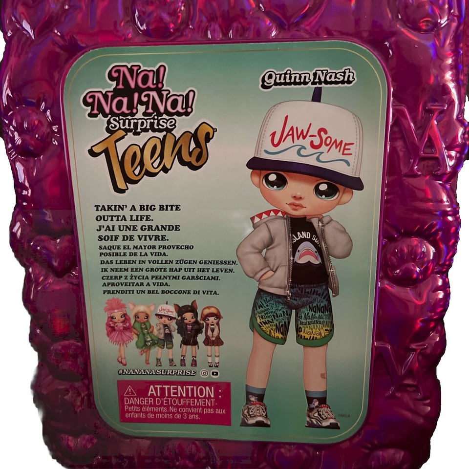 Na Na Na Surprise Jaw-Some Teens Fashion Doll Set Quinn Nash 11" Doll ...