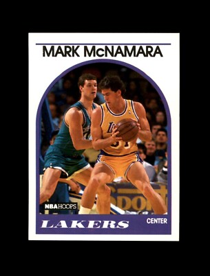 1989-1990 NBA Hoops Basketball #289 Mark McNamara (Los Angeles Lakers ...