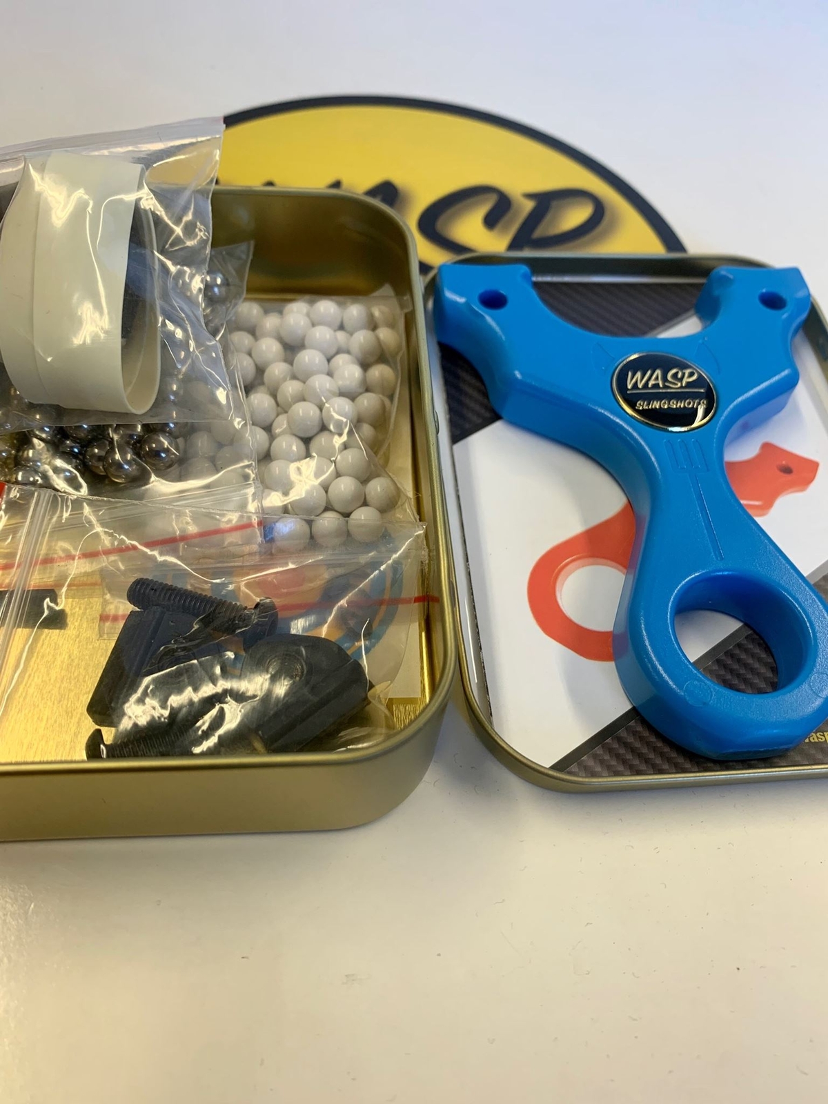 Wasp IMP Slingshot - BB Shooting Kit Boxed with Accessories | eBay UK