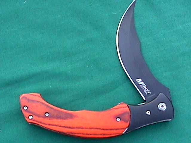 MTech LINER LOCK AO ASSIST OPEN FOLDING POCKET KNIFE SCIMITAR BLADE | eBay