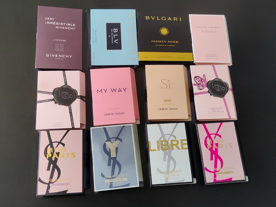 Designer Perfume Vials for WOMEN RANDOM MIX No Duplicates! (6 pack of ...