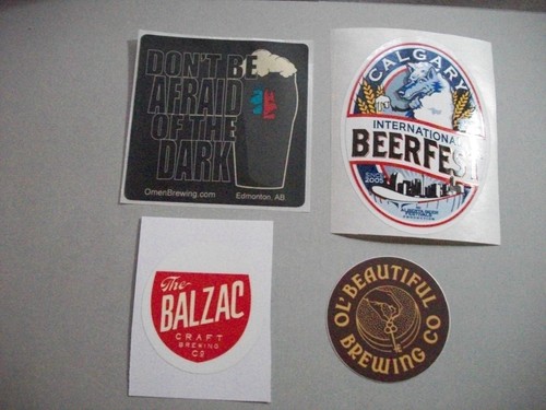 4- BRAND NEW- CRAFT BEER STICKERS- LOT # 6 | eBay