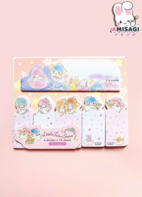 Littletwinstars Sticky Notes Memo Pad Original Sanrio Anime Manga ...