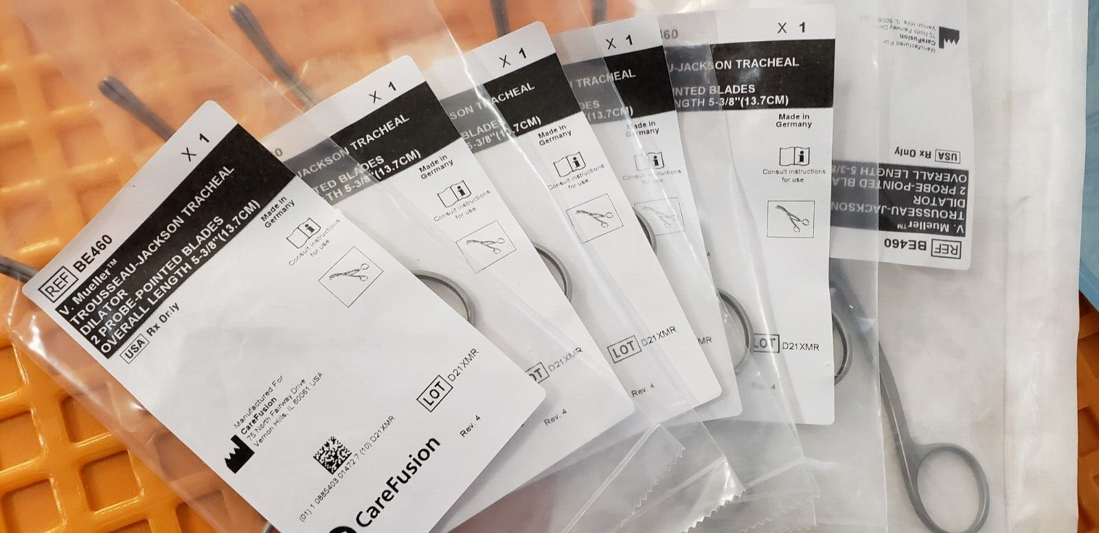 V.Mueller BE460 Surgical ENT TROUSSEAU Jackson Tracheal Dilator 5-3/8 ...