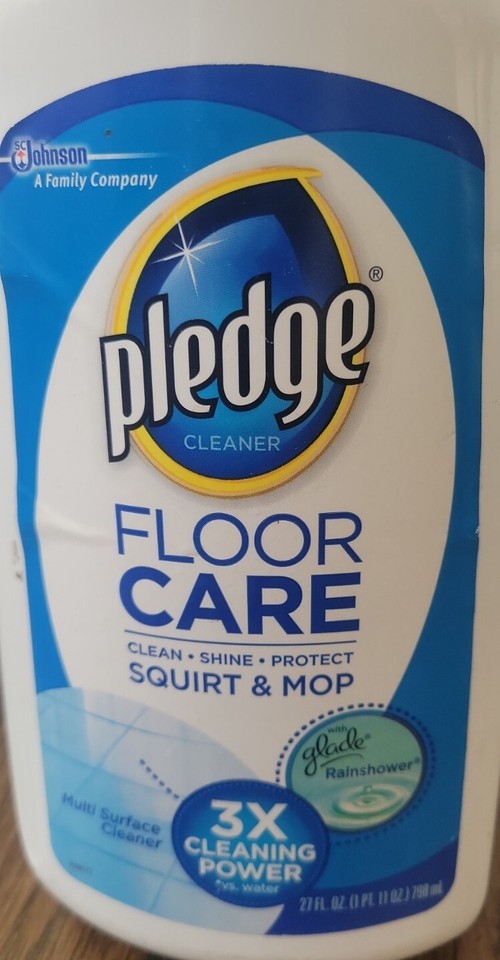 Sc Johnson PLEDGE Floor Care SQUIRT & MOP Cleaner 27 Fl Oz Multi ...