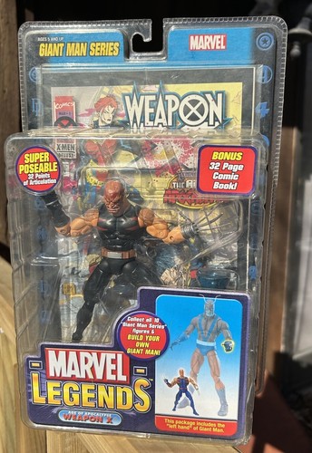 Toybiz Marvel Legends Weapon X / Wolverine 6" Burnt Variant Giant Man ...