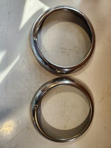 1948-1955 Ford Pickup Trucks Headlight Trim Ring Bezels | Pair (2 ...