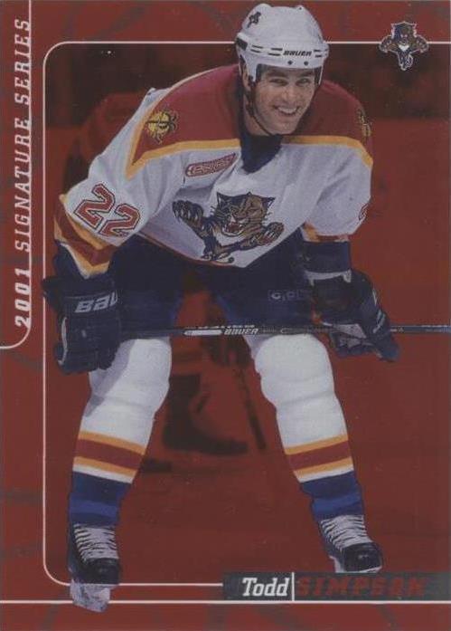 2000-01 In the Game Be A Player Signature Series - Todd Simpson #93 ...