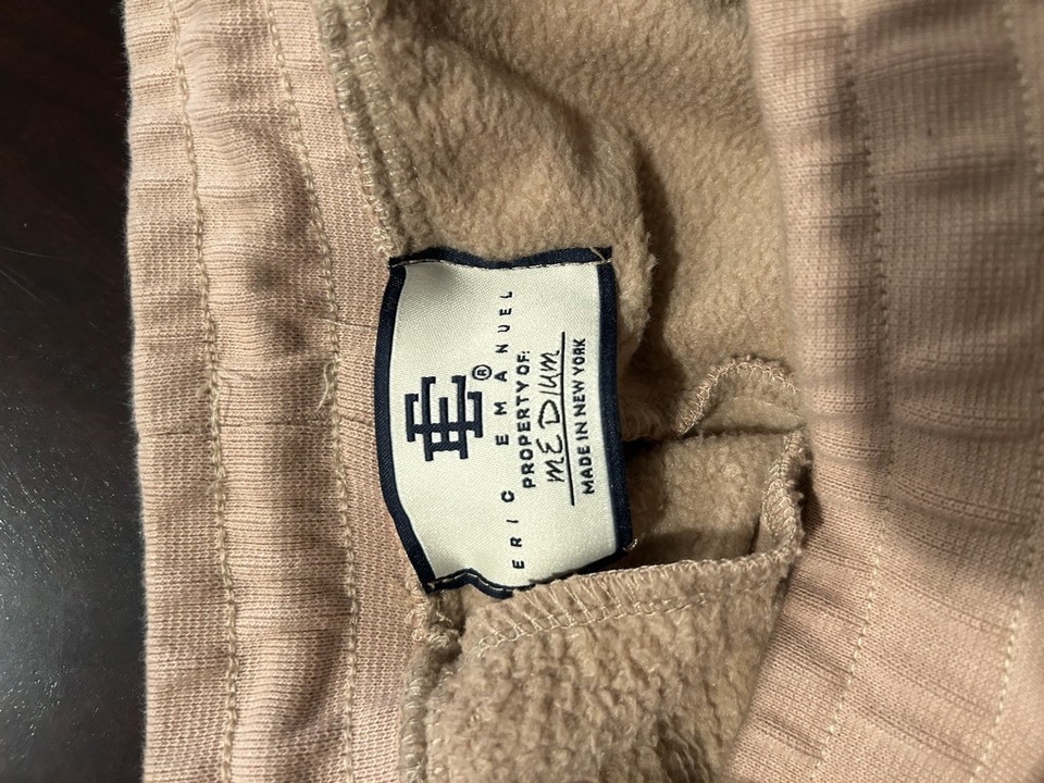 Eric Emanuel Brown Sweatpants Medium | eBay