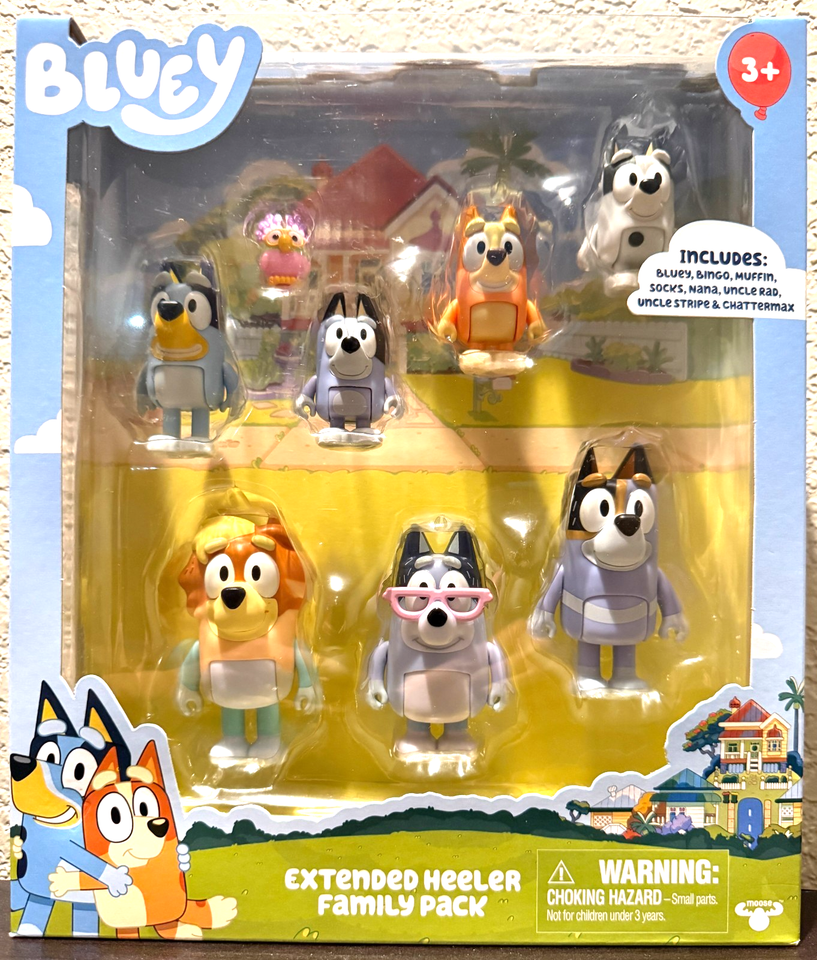 Bluey’s Family & Friends 8 Pack Sets Figures YOU PICK and CHOOSE Bluey ...