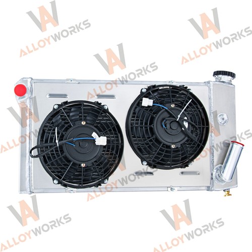 For 1971-1977 74 Chevrolet Vega Pontiac Astre L4 4-CORE Radiator Shroud ...