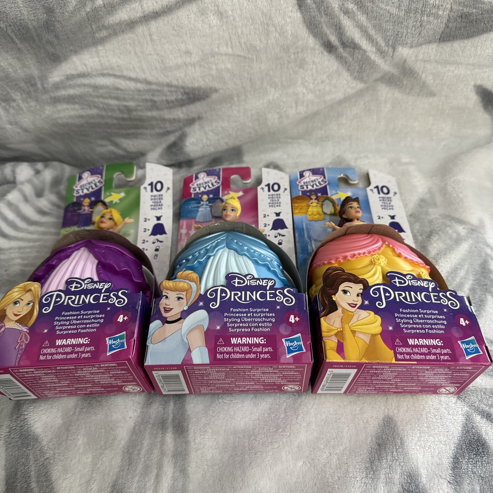 Lot 3 Disney Princess Secret Styles Fashion 10 Pcs. Surprise ...