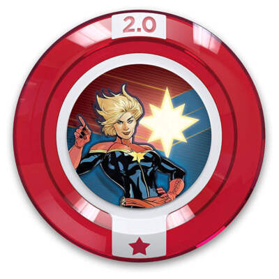 Disney Infinity - Disco Di Potere Di Captain Marvel (Giocattolo ...