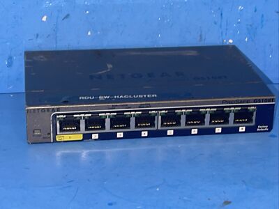 NETGEAR GS108TV2 8-Port Gigabit Ethernet Smart Switch with 1 PD Port ...