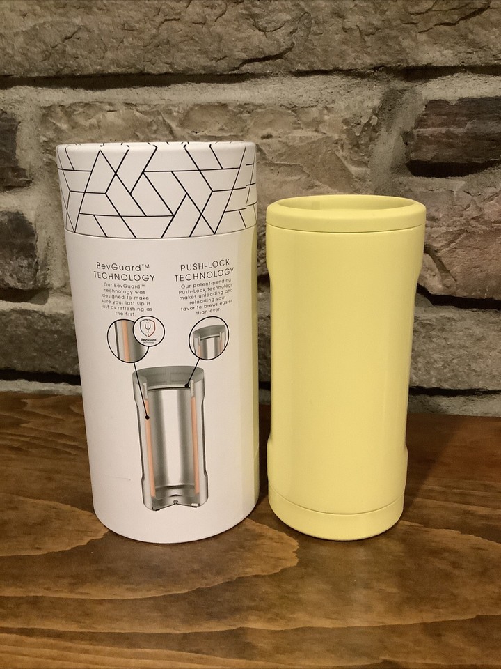 Brumate Hopsulator Slim Can Cooler Tumbler 12 oz Drink Holder Daisy ...