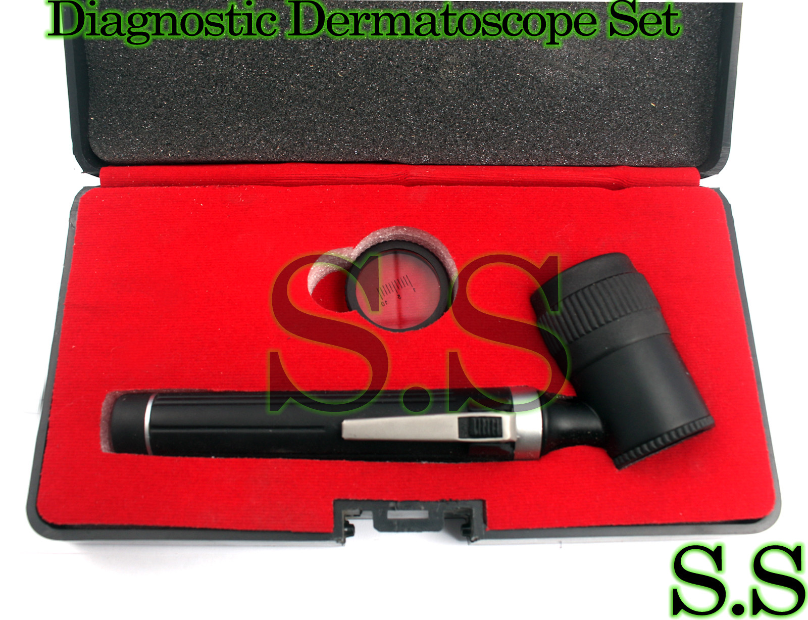 Dermatology Skin Diagnostic Dermatoscope Set Dermal Instrument ...