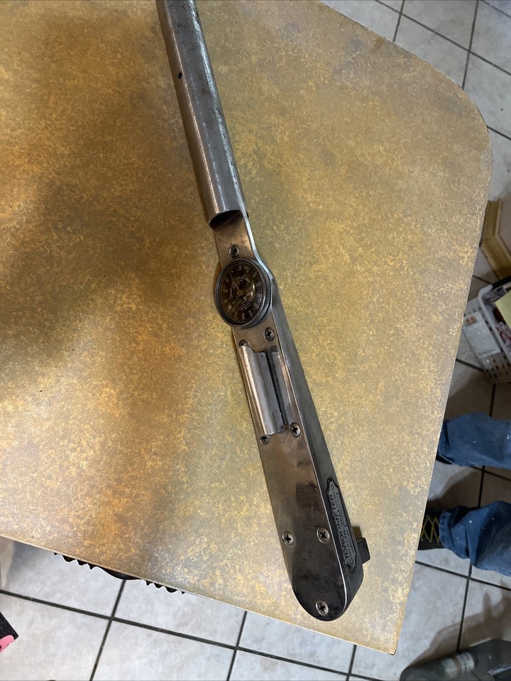 Vintage Snap-On Torqometer (TQ-352A) 3/4 Inch Drive 350ft/lbs Torque ...